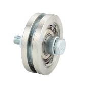 China Two Bearings U Groove Sliding Gate Wheel For Swing Gate for sale
