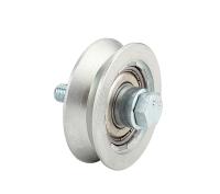 China Two Bearings U Groove Sliding Gate Wheel For Swing Gate for sale