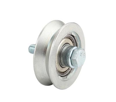 China Two Bearings U Groove Sliding Gate Wheel For Swing Gate for sale