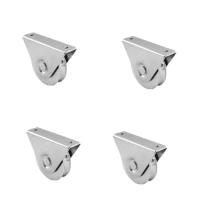 China White Zinc Gold Zinc Sliding Gate Wheel For Sliding Doors In Brass for sale