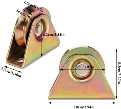 China 1 Graphite Impregnated Gate Rollers H U Groove With Cover for sale