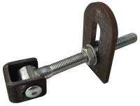 China Q235 Adjustable Gate Hinge With Welding Mounting Plates for sale