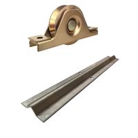 China Automatic Sliding Gate Hardware Sliding Gate Wheel Kit 4'' V Groove for sale