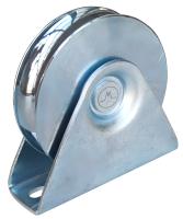 China Steels U Groove Sliding Gate Wheel With Bearing for sale