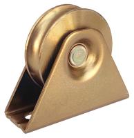 China Steels U Groove Sliding Gate Wheel With Bearing for sale