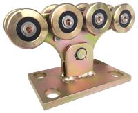 China Small Cantilever Gate Wheel Heavy Duty Steel Rolling 8 Wheel for sale