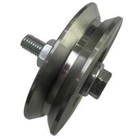 China Q235 Metal Y Groove Sliding Gate Wheel With Bolt for sale