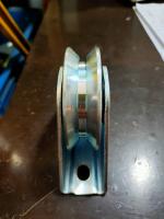 China White / Yellow Zinc Sliding Gate Wheel 2