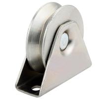 China Steel V Groove Sliding Gate Wheel Q235 Metal  38mm - 200mm for sale