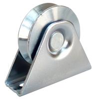 China Steel V Groove Sliding Gate Wheel Q235 Metal  38mm - 200mm for sale