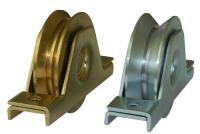 China Steel Q235 Sliding Gate Wheel Roller With Y Groove for sale