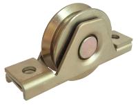 China Steel Q235 Sliding Gate Wheel Roller With Y Groove for sale