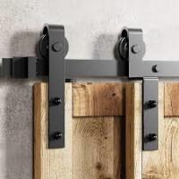 China Steel Plastic Sliding Barn Door Gate Hardware Easy To Install for sale