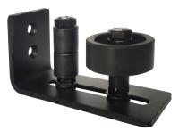 China Fully Adjustable Barn Door Flush With Floor Wall Mount Bracket Door Guide Stay Roller with 8 Different Setups for sale