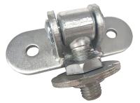 China Adjustable Galvanised Gate Hinge WIth Round Plate for sale