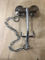 China Banana Cableway Roller Sheaves And Wheels For Gate Zinc White Surface for sale