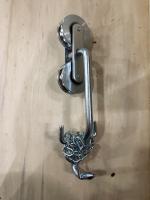China Banana Cableway Roller Sheaves And Wheels For Gate Zinc White Surface for sale