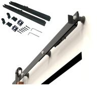 China Soft Close Mechanism Hardware Sliding Barn Door Soft Close Black for sale