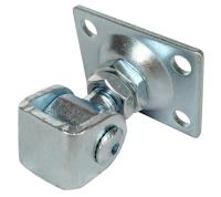 China Adjustable Galvanised Gate Hinge Hardware With Square Plate for sale