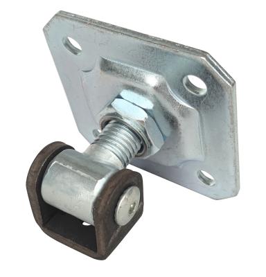 China Adjustable Galvanised Gate Hinge Hardware With Square Plate for sale