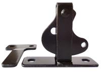 China Easy Open Courtyard Gate Door Latches With Handle Sliver Zinc Steel for sale