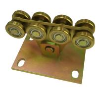 China 48mm Cantilever Sliding Gate Wheels 8 Carriages Heavy Duty for sale