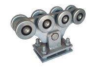 China Cantilever Gate Heavy Duty Sliding Gate Carriage Wheel Zinc Silver for sale