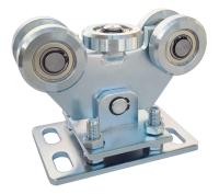 China Cantilever Gate Heavy Duty Sliding Gate Carriage Wheel Zinc Silver for sale