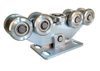 China Zinc Silver Cantilever / Sliding Gate Roller Carriage Heavy Duty for sale