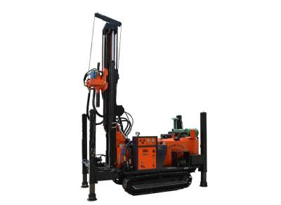 China Crawler Type Truck Mounted Drill Rig , Down The Hole Drilling Water Well Digging Equipment for sale