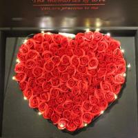 China Double Layer Flower Packaging Boxes Cardboard Florist Bouquet Box Jewelry Gifts Packaging Personalized for sale