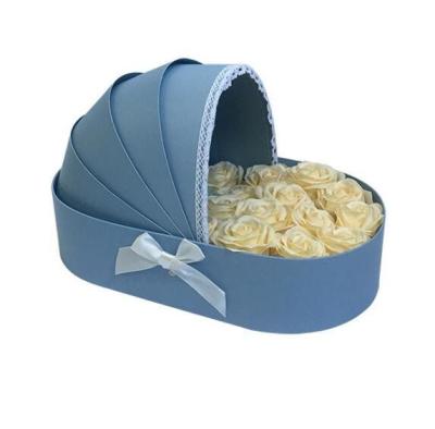 China Fresh Rose Arrangement Luxury Flower Box Recycled Cardboard Boxes Custom Logo for sale