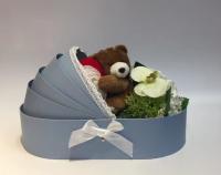China Fresh Rose Arrangement Luxury Flower Box Recycled Cardboard Boxes Custom Logo for sale