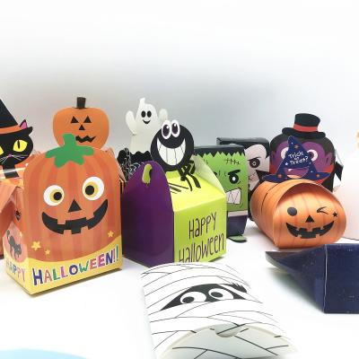 China Halloween Children Sweet Bonbon Dark Chocolate Gift Box Truffle Boxes Bulk Packaging for sale