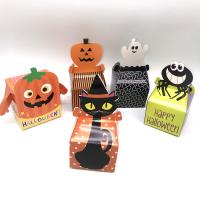 China Halloween Children Sweet Bonbon Dark Chocolate Gift Box Truffle Boxes Bulk Packaging for sale