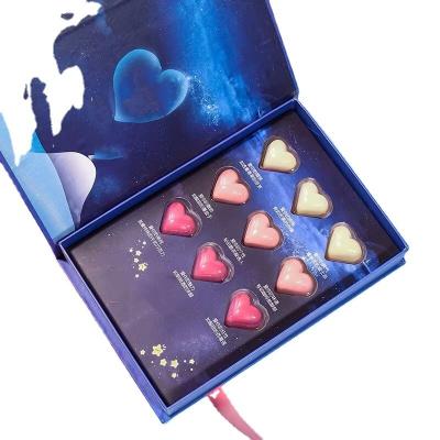 China 17*5*25cm Recyclable Empty Chocolate Boxes Custom Drawer type Paperboard Divider for sale