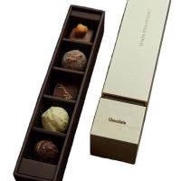 China Drawer Type CMYK Christmas Sweet Boxes Empty Assorted Truffle Cardboard Holiday Candy Gift Boxes for sale
