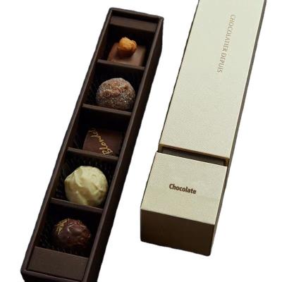 China Drawer Type CMYK Christmas Sweet Boxes Empty Assorted Truffle Cardboard Holiday Candy Gift Boxes for sale