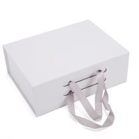 China CMYK Printed Corrugated Cardboard Folding Gift Box / Rectangle Shape Cardboard Giftbox for sale