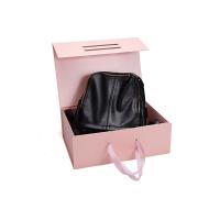 China CMYK Printed Corrugated Cardboard Folding Gift Box / Rectangle Shape Cardboard Giftbox for sale