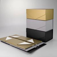 China CMYK Recycled Gift Cardboard Folding Box With Magnetic Closure For Cosmetic Wig Shoe for sale