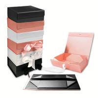 China CMYK Recycled Gift Cardboard Folding Box With Magnetic Closure For Cosmetic Wig Shoe for sale