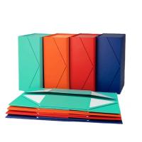 China Orange Cardboard Treat Boxes / Collapsible Gift Box With Magnetic Closure for sale