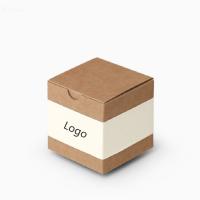 China Square Scented Custom Candle Box Packaging Kraft Paper Gift Packaging Eco Friendly for sale