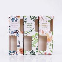 China With Clear Window Candle Gift Packaging Boxes Reed Diffuser Tealight Custom CMYK Printing for sale