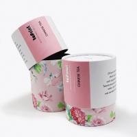 China Recyclable Scented Candle Gift Box Packaging / Rigid Candle Tube Packaging Jar 8Oz for sale