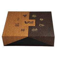 China Recyclable Luxury Colorful Wine Bottle Shipping Boxes And Inserts With Logo for sale