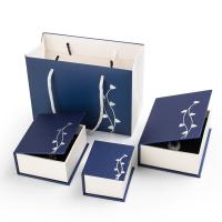 China Leather Gift Packing Box Small Jewelry Gift Box Packaging With Logo And Personalization for sale