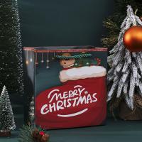 China Gift Craft Customized Colorful Rigiding Paper Christmas Gift Box Packaging With Ribbon for sale