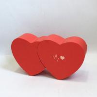 China CMYK Double Heart Shaped Gift Packing Box OEM Service Cardboard Heart Box for sale
